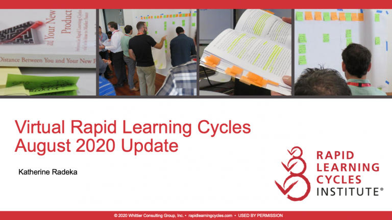 Webinar: Virtual Rapid Learning Cycles Experiences - Rapid Learning Cycles